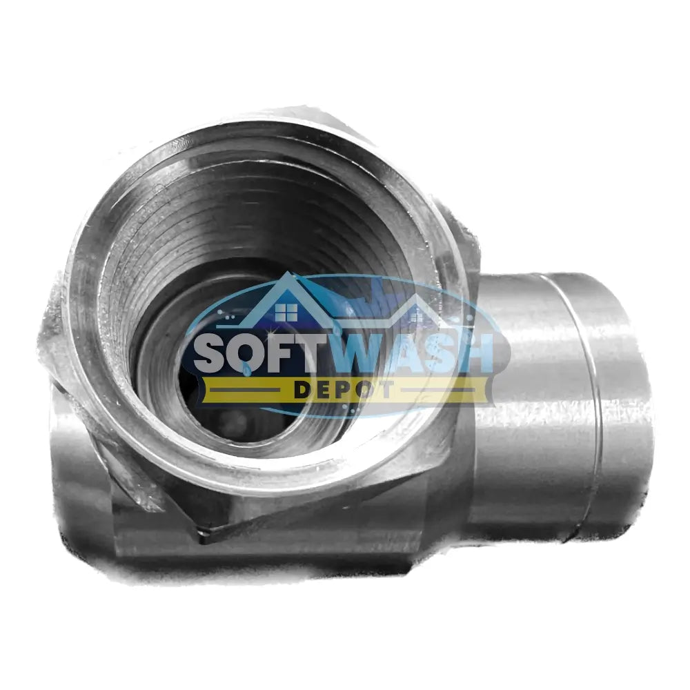 Mosmatic 1/2" 90 FPT x FPT l SS Swivel | Pressure Wash Supply