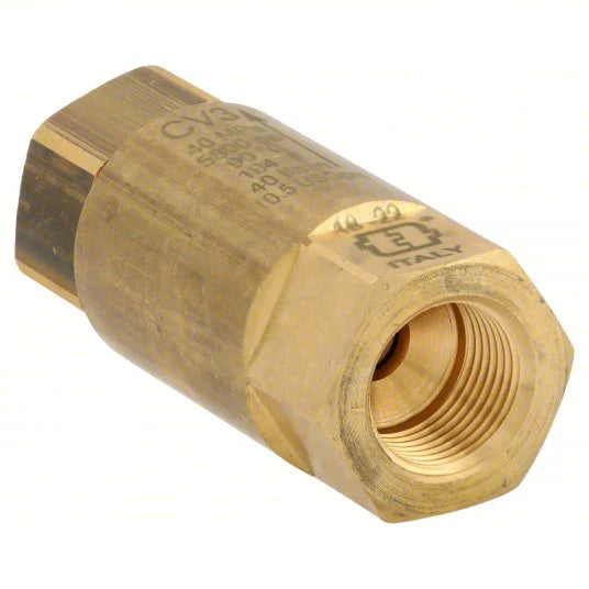 3/8" Brass Check Valve – 5800 PSI, 6.6 GPM Max