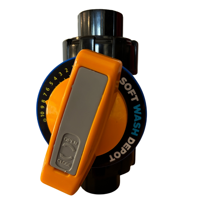 SWD Precision Flow Metering Valve | Soft Wash Mixing Valve