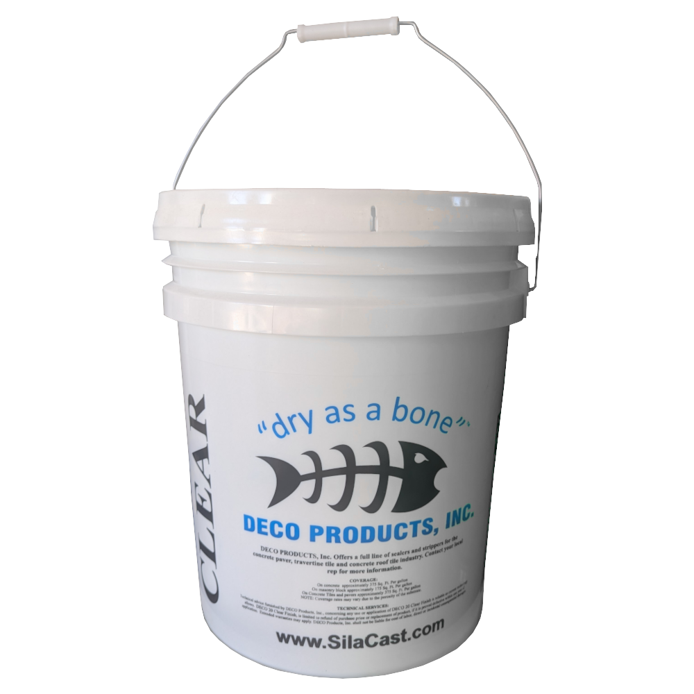Deco 20 | 5 Gallon Bucket | Clear Concrete Sealer