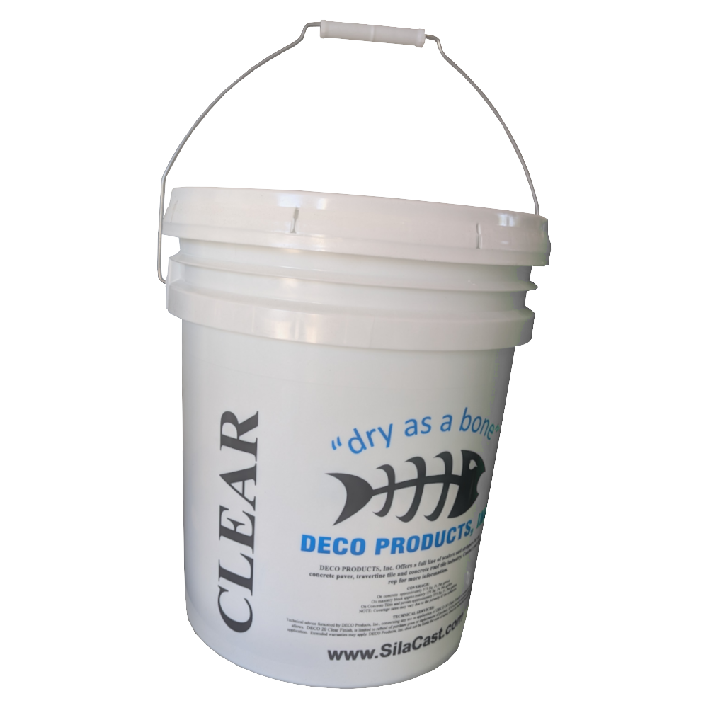 Deco 20 | 5 Gallon Bucket | Clear Concrete Sealer