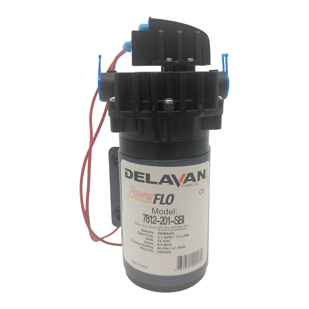 Delavan Power Flo 2.1gpm 12v Pump w/ Quick Connect & 3/8" FPT