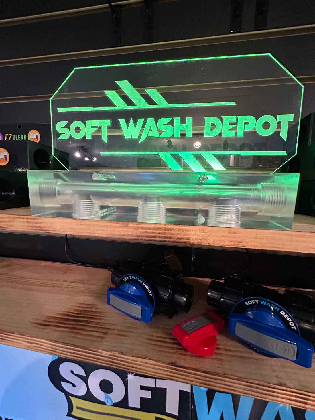 Clear Acrylic Soft Wash Mixing Manifold | Best Mixing Manifold